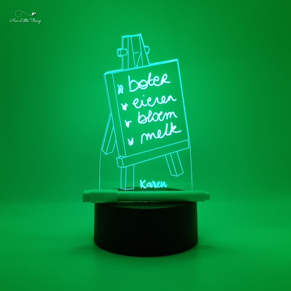 Personalisierte RGB-LED-Lampe - Zeichnen mit Licht - Staffelei ...