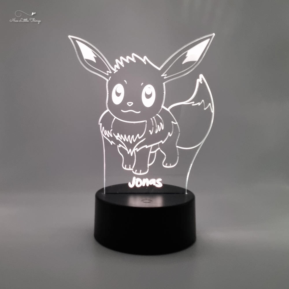 Lampe LED RVB personnalisée Pokemon Eevee | Livraison rapide | Nice ...