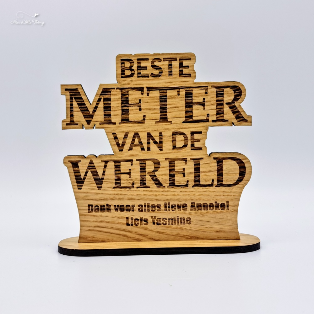 Award Beste Meter Van De Wereld | Snelle levering | Nice Little Things
